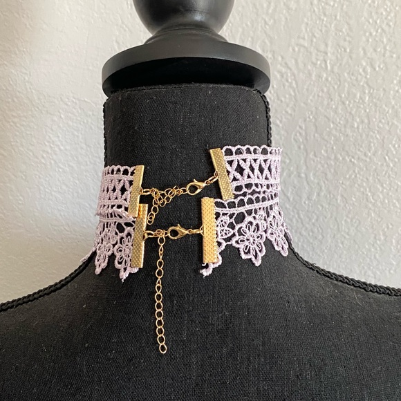 MIA | Jewelry | Mia Collection 2piece Pastel Purple Lace Choker Set ...